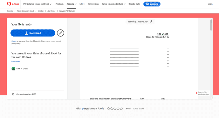 5 Cara Ubah PDF ke Excel dengan Mudah Tanpa Aplikasi